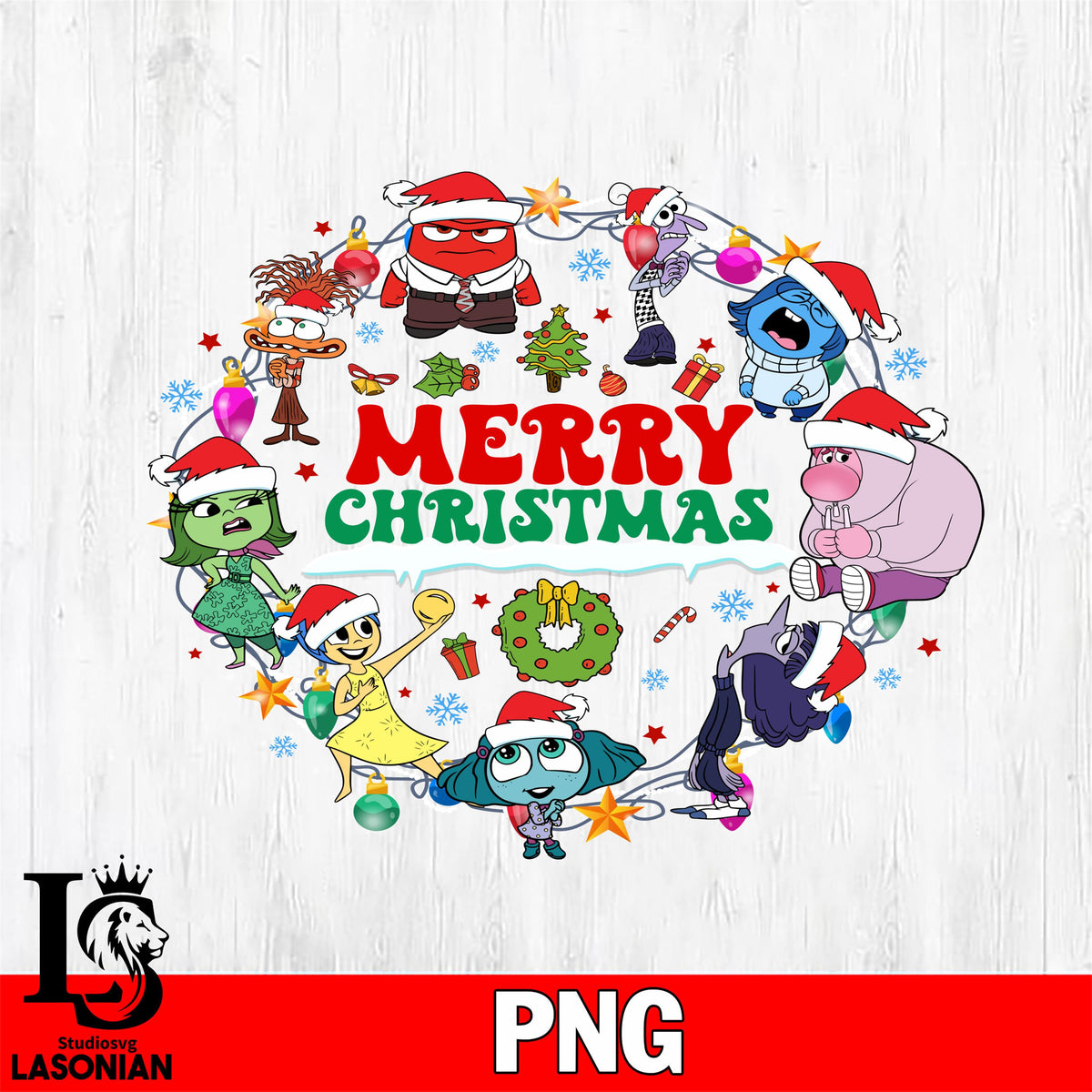 Merry Christmas Inside Out Xmas Wreath – lasoniansvg