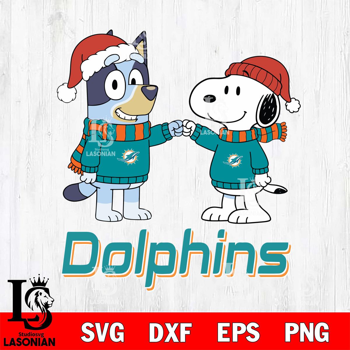 Miami Dolphins Bingo Snoopy Christmas – lasoniansvg