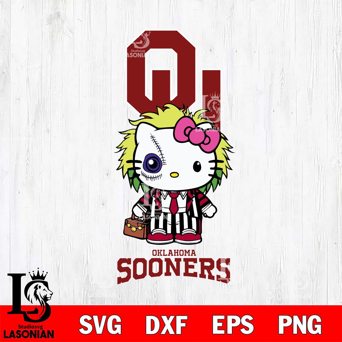 Oklahoma Sooners Hello Kitty Horror 8 – lasoniansvg