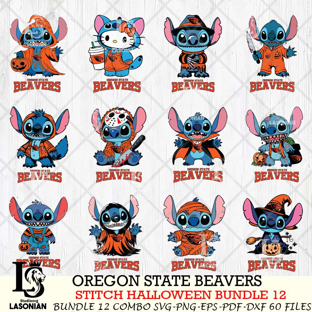 Oregon State Beavers Stitch Horror Bundle 12 SVG – lasoniansvg
