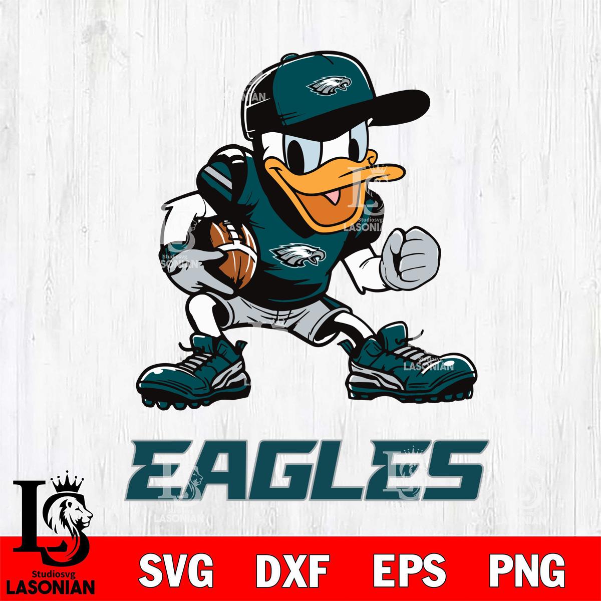 Philadelphia Eagles Donal Duck Disney – lasoniansvg