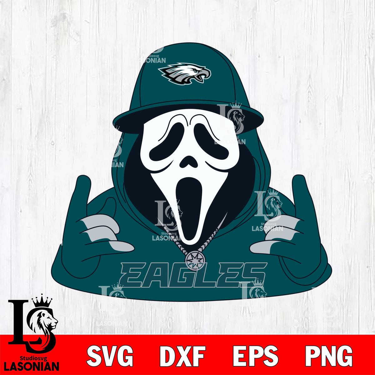 Philadelphia Eagles Horror Character Ghostface Sport – lasoniansvg