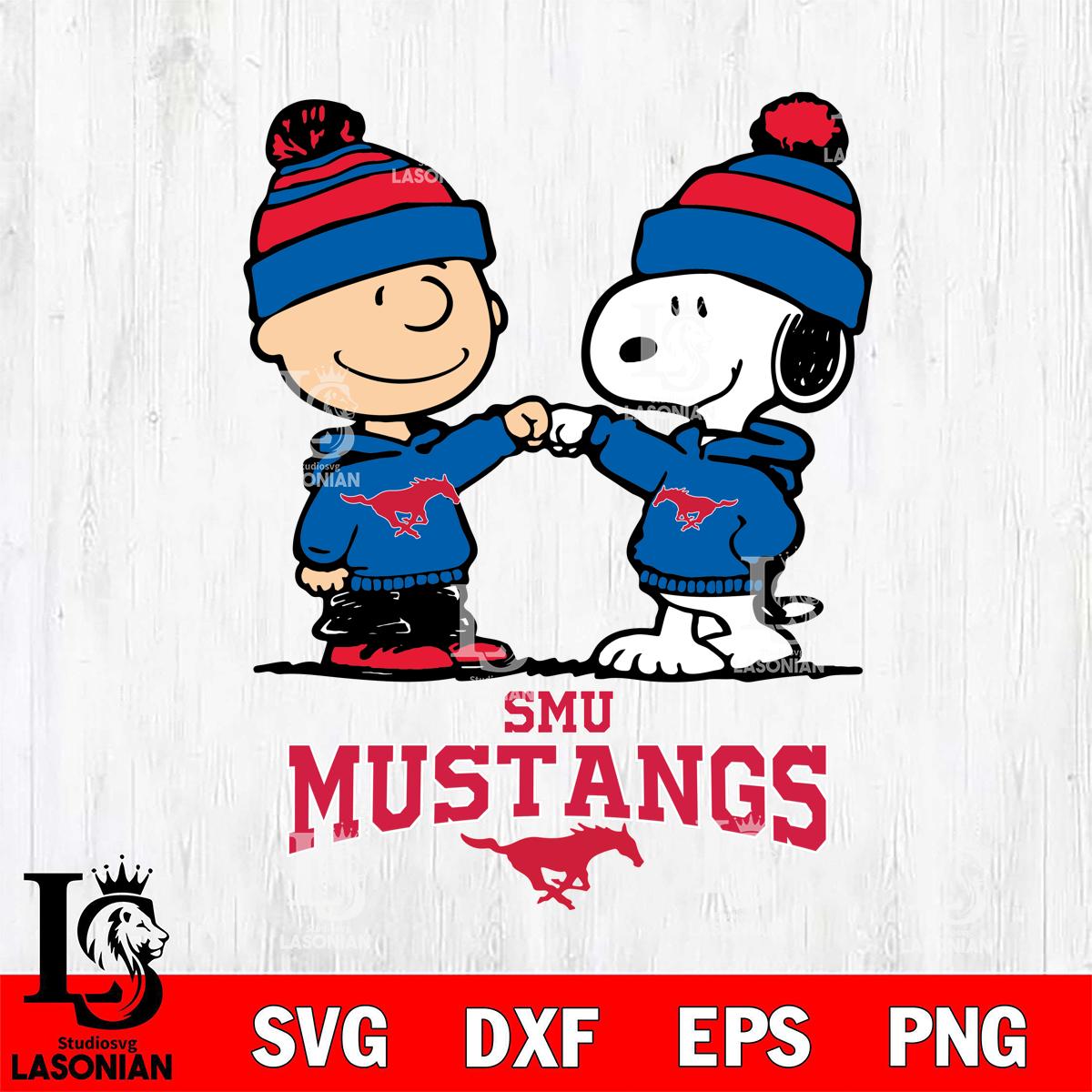 SMU Mustangs Snoopy Sport 9 – lasoniansvg