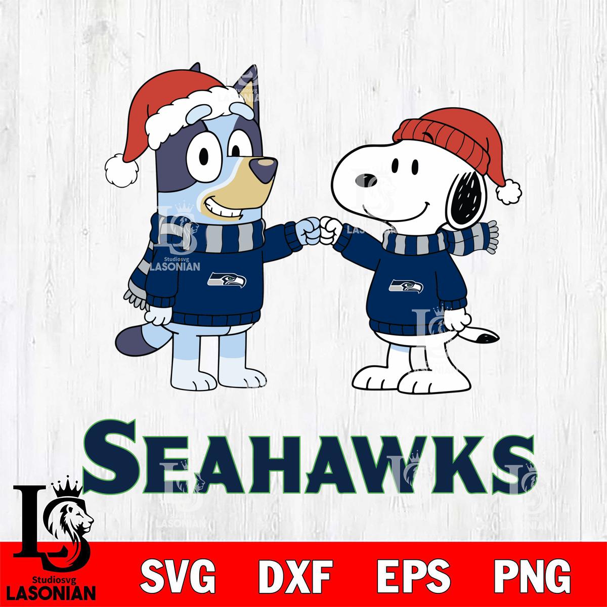 Seattle Seahawks Bingo Snoopy Christmas – lasoniansvg