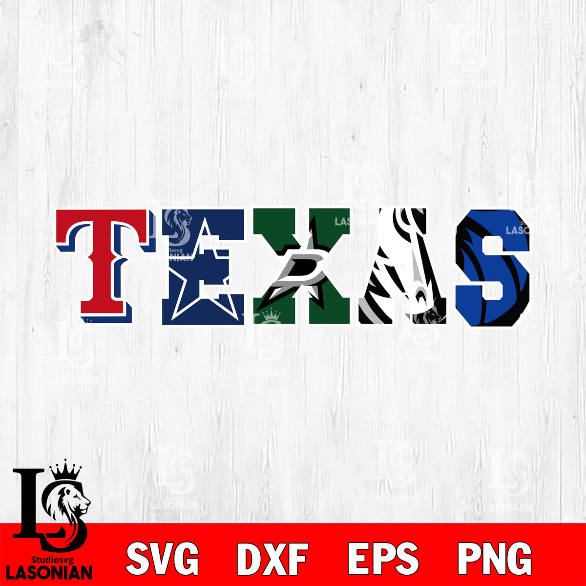 Texas Sports Teams svg eps dxf png file, Digital Download, Instant Dow ...