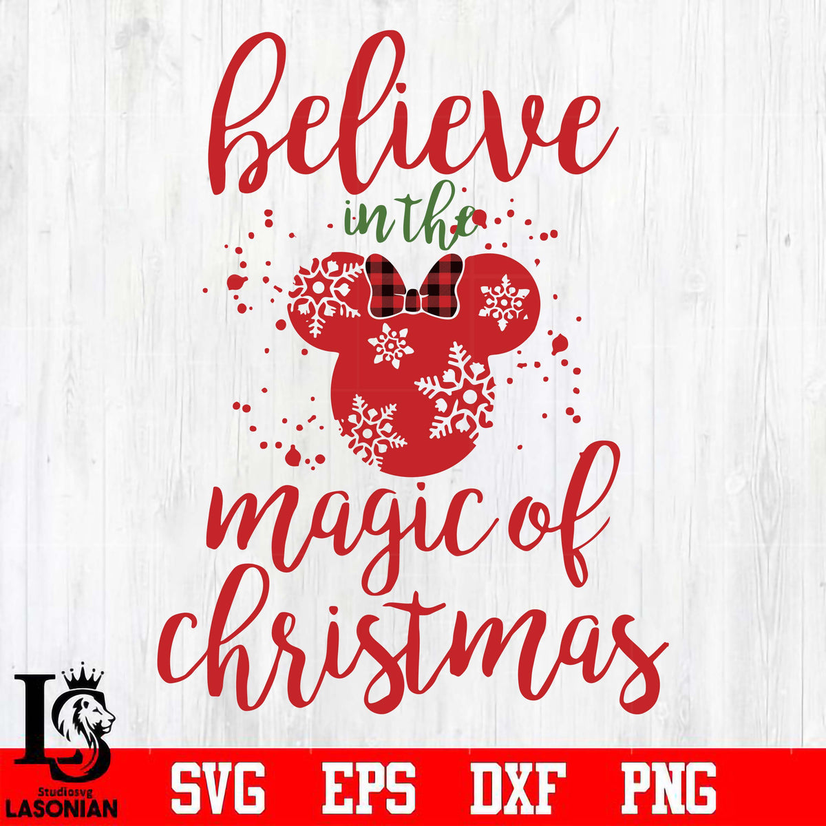 Believe in the magic of christmas svg, png, dxf, eps digital file NCRM ...