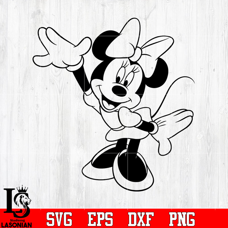 mickey mouse outline vector