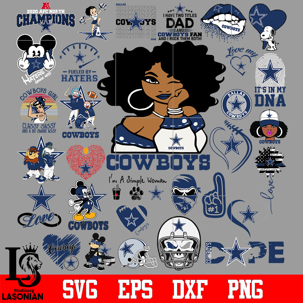 Bundle Dallas Cowboys, Dallas Cowboys Nfl, Bundle sport Digital Cut Fi ...