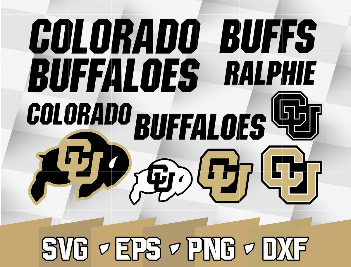 Bundle Logo Colorado Buffaloes svg eps dxf png file – lasoniansvg