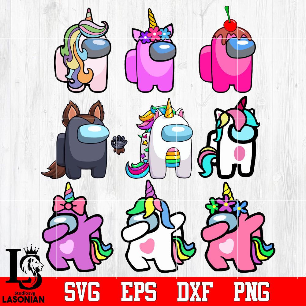 Bundle among us Svg Dxf Eps Png file – lasoniansvg