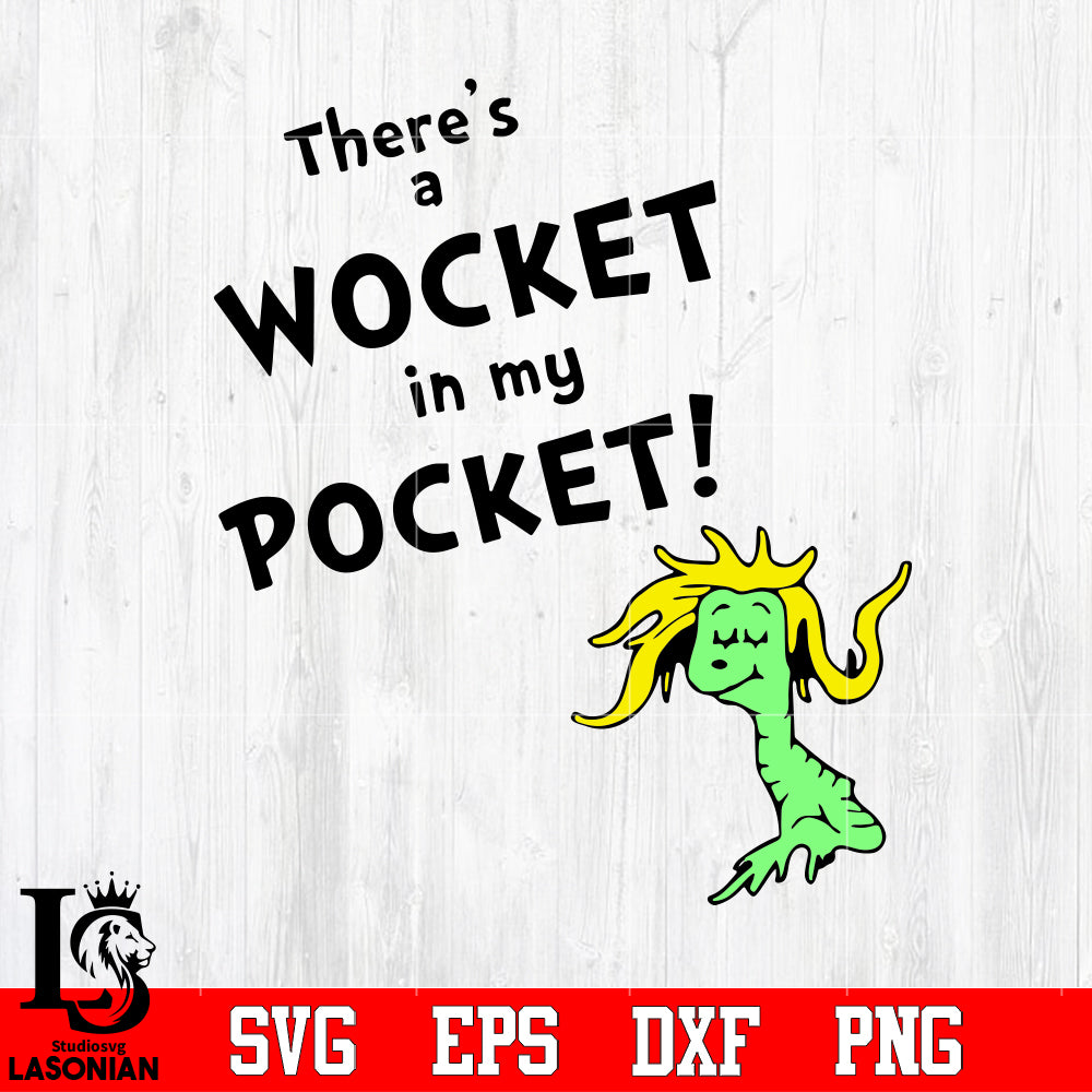 there's a wocket in my pocket coloring page