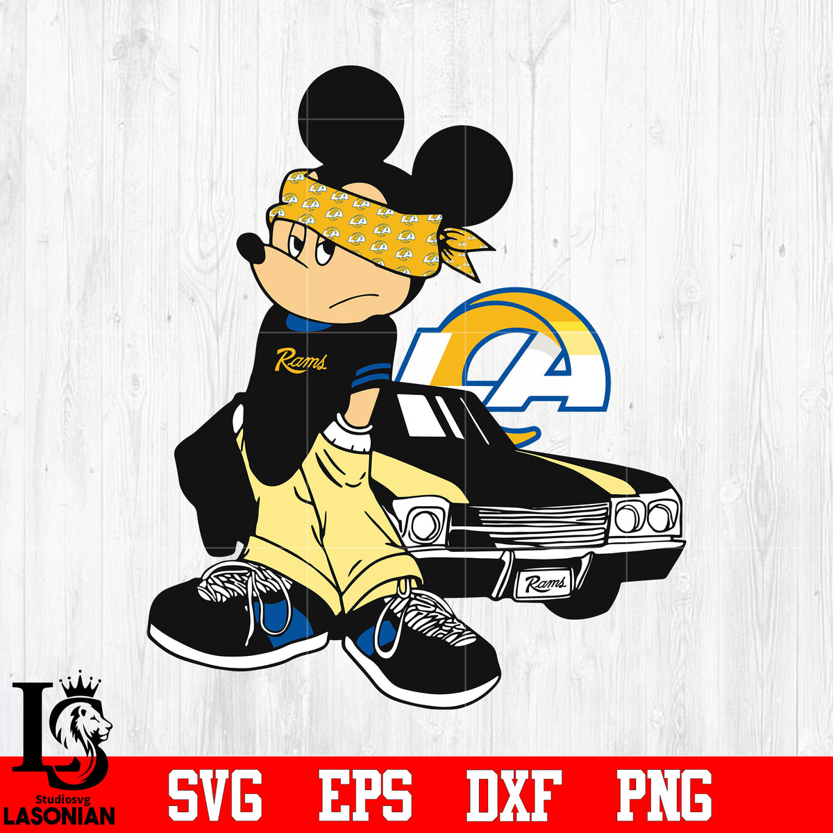 thug mickey mouse drawing