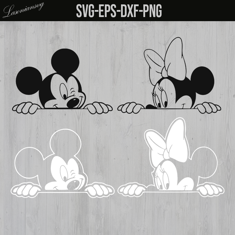 mickey mouse vector face