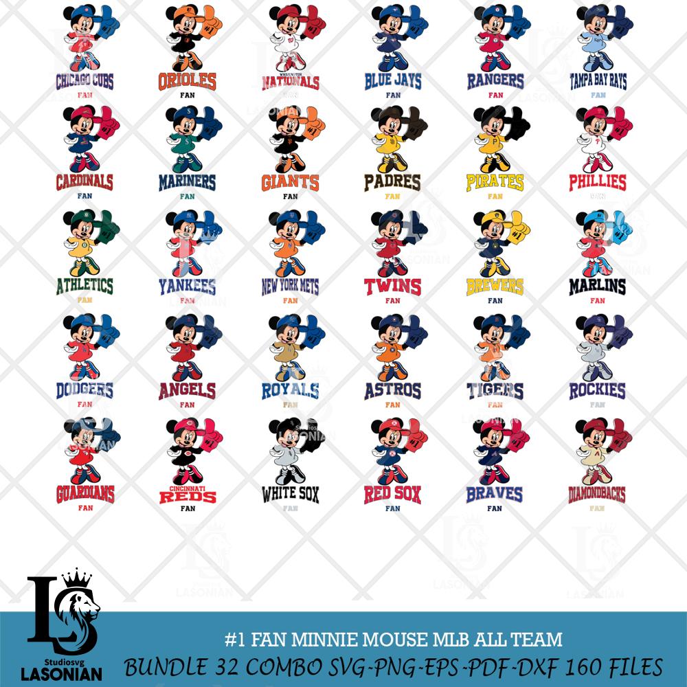 #1 Fan Minnie Mouse MLB – lasoniansvg