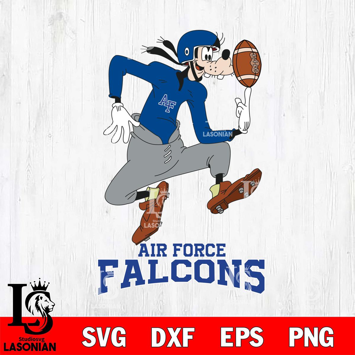 Air Force Falcons Goofy Circus Football – lasoniansvg