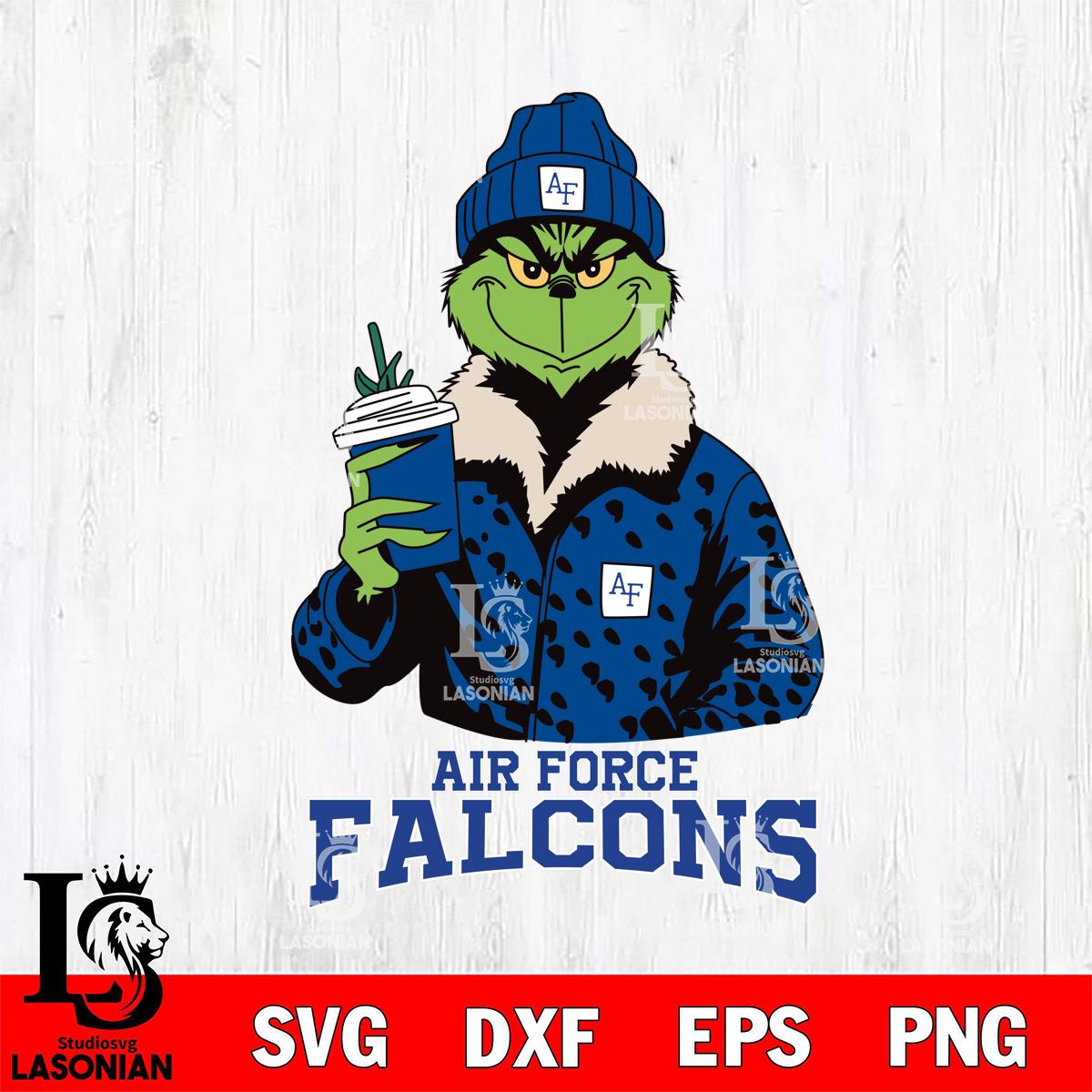 Air Force Falcons Grinch Christmas – lasoniansvg