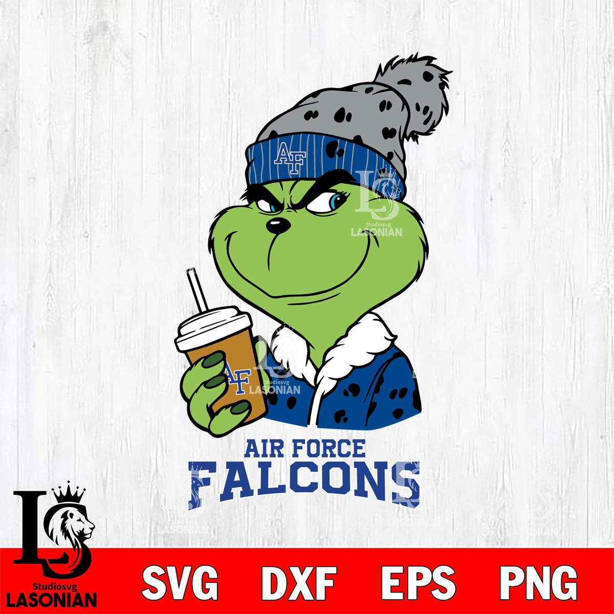 Air Force Falcons Grinch hat – lasoniansvg