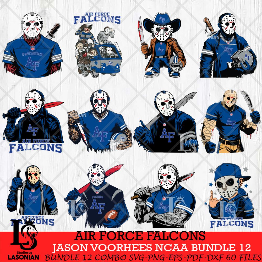 Air Force Falcons Jason Voorhees Horror Bundle 12 SVG – lasoniansvg