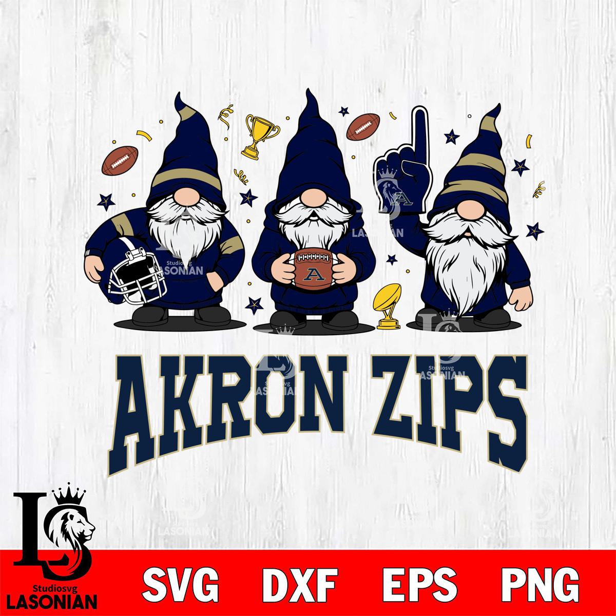 Akron Zips Three Gnome FAN – lasoniansvg