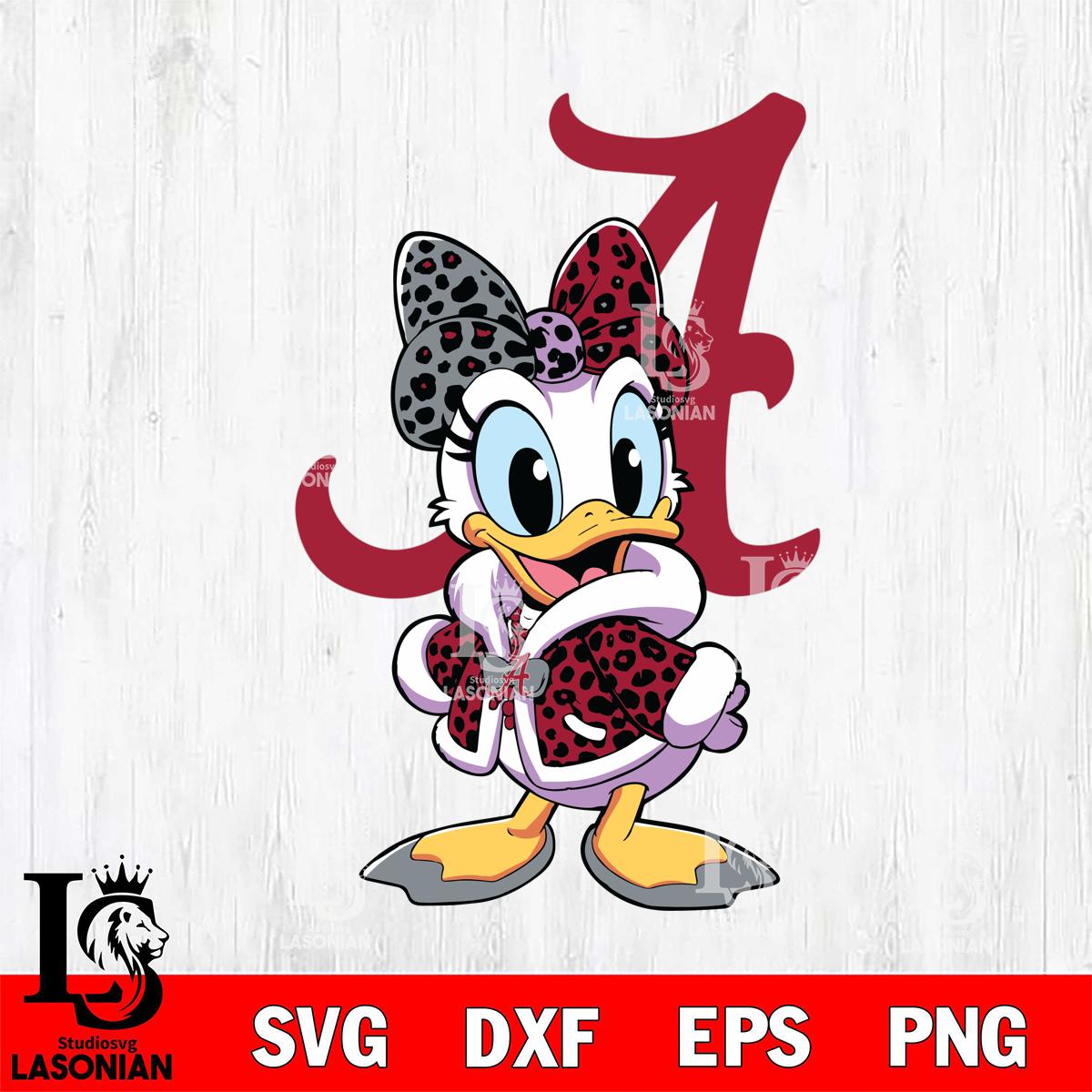 Alabama Crimson Tide Fancy Daisy Duck Disney – lasoniansvg