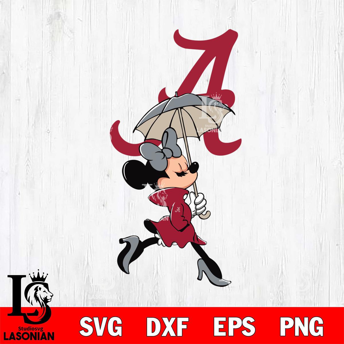 Alabama Crimson Tide Fancy Minnie – lasoniansvg