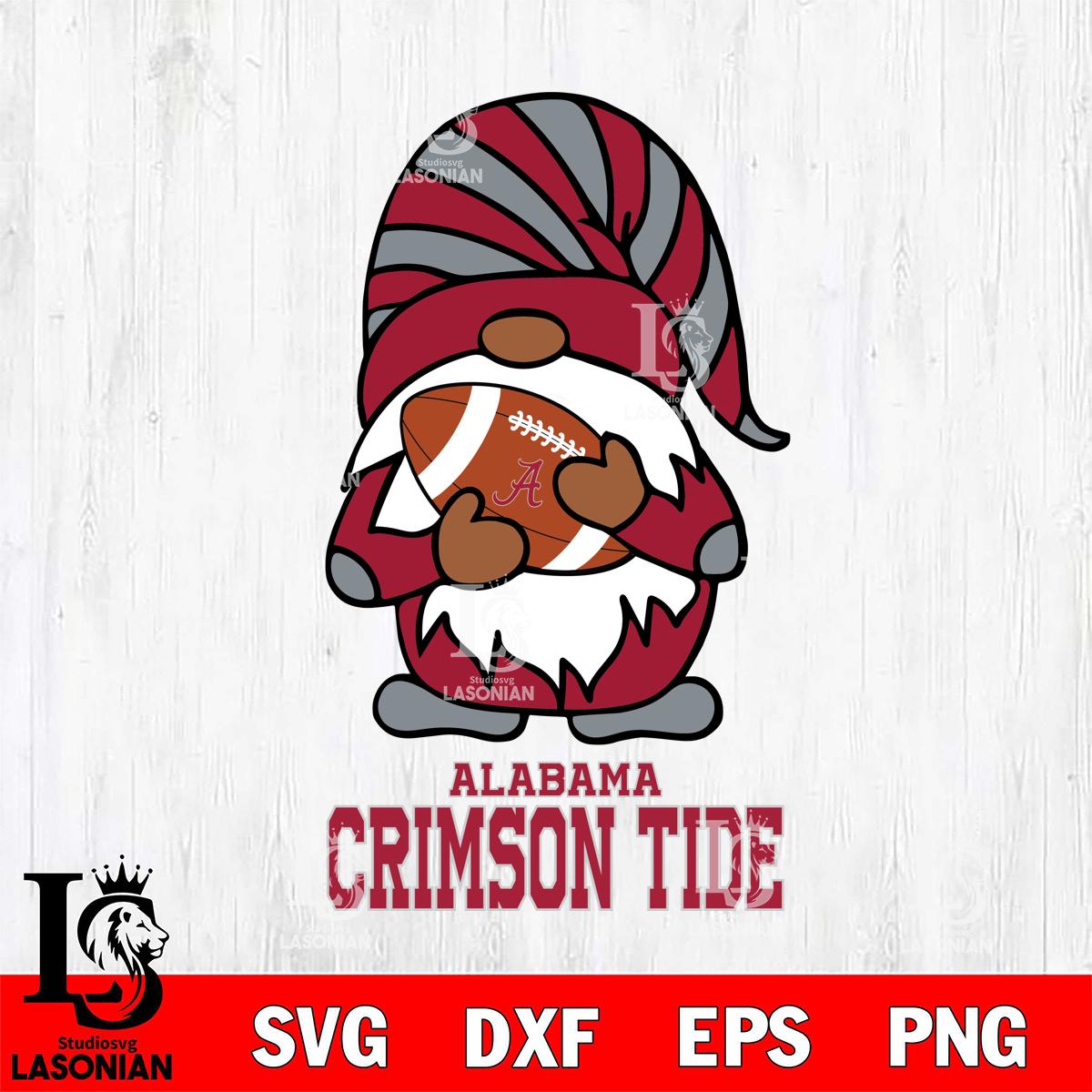 Alabama Crimson Tide Gnomes Football – lasoniansvg