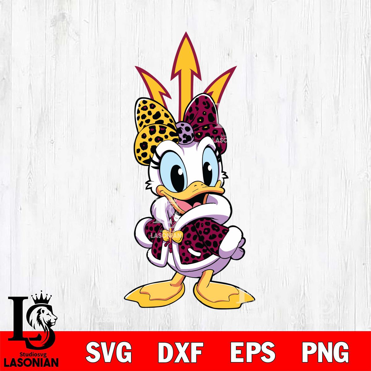 Arizona State Sun Devils Fancy Daisy Duck Disney – lasoniansvg