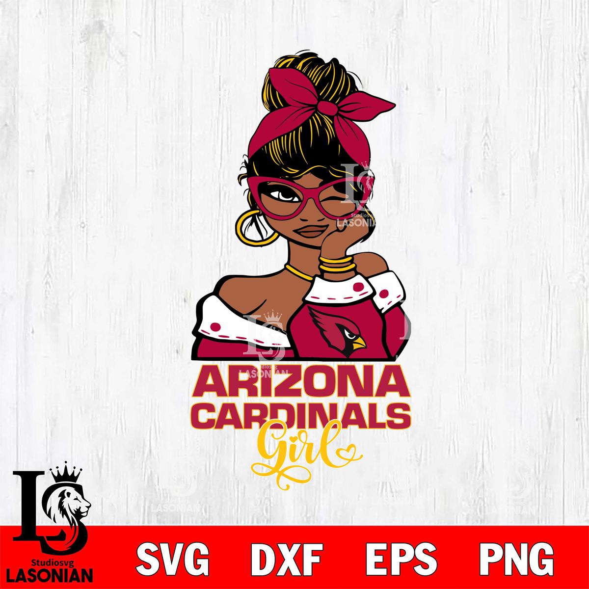 Arizona Cardinals Fan Girl – lasoniansvg