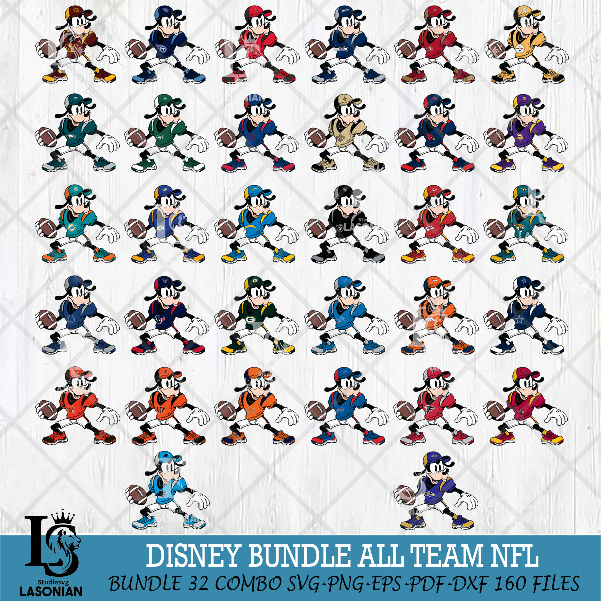 Goofy NFL – lasoniansvg