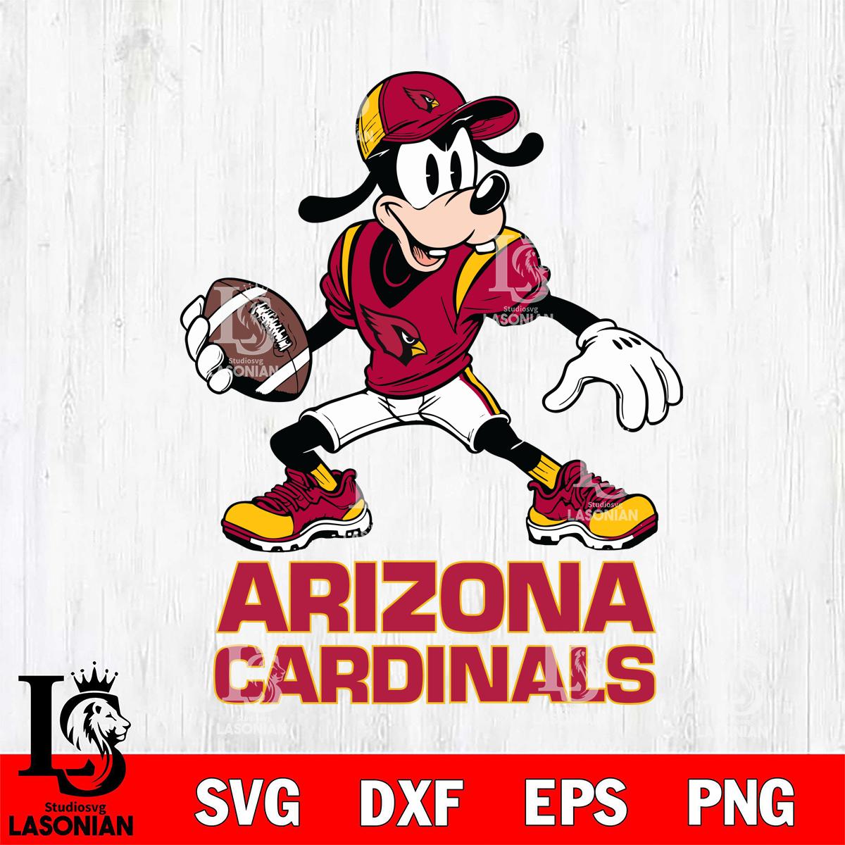 Arizona Cardinals Goofy Disney – lasoniansvg