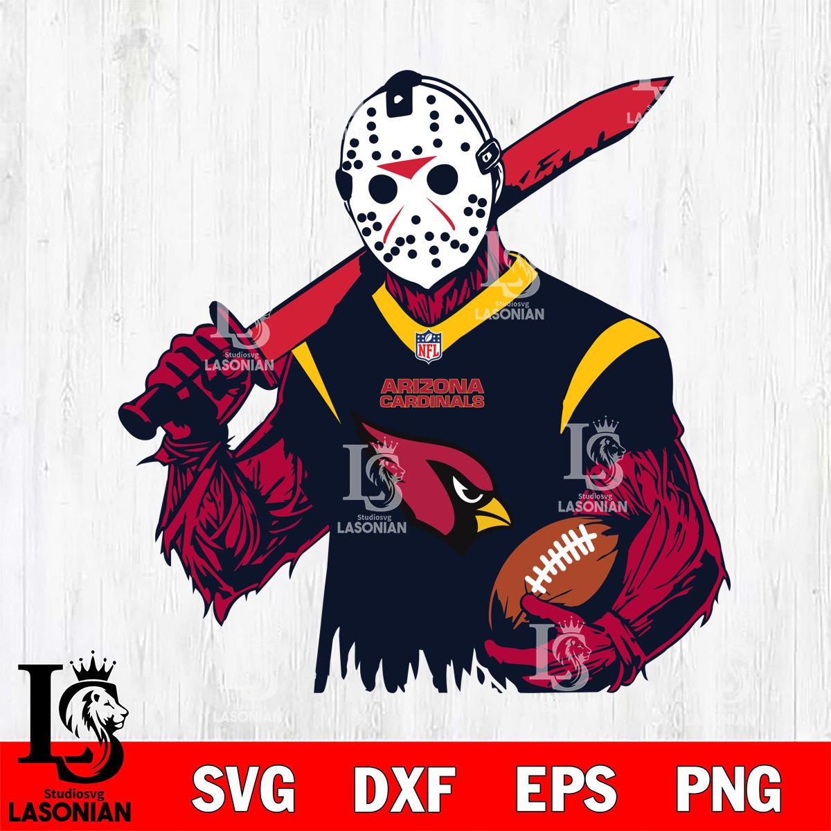 Arizona Cardinals Jason Voorhees Horror 11 – lasoniansvg