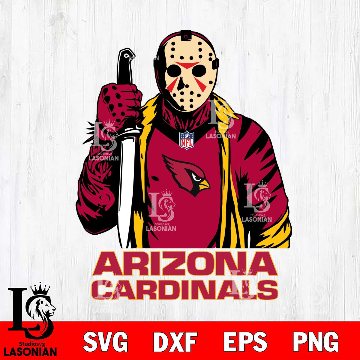 Arizona Cardinals Jason Voorhees Horror 3 – lasoniansvg