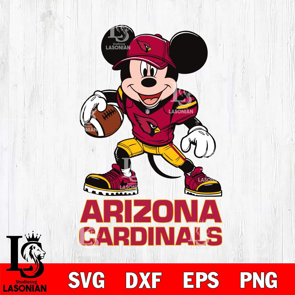 Arizona Cardinals Mikey Mouse Disney – lasoniansvg