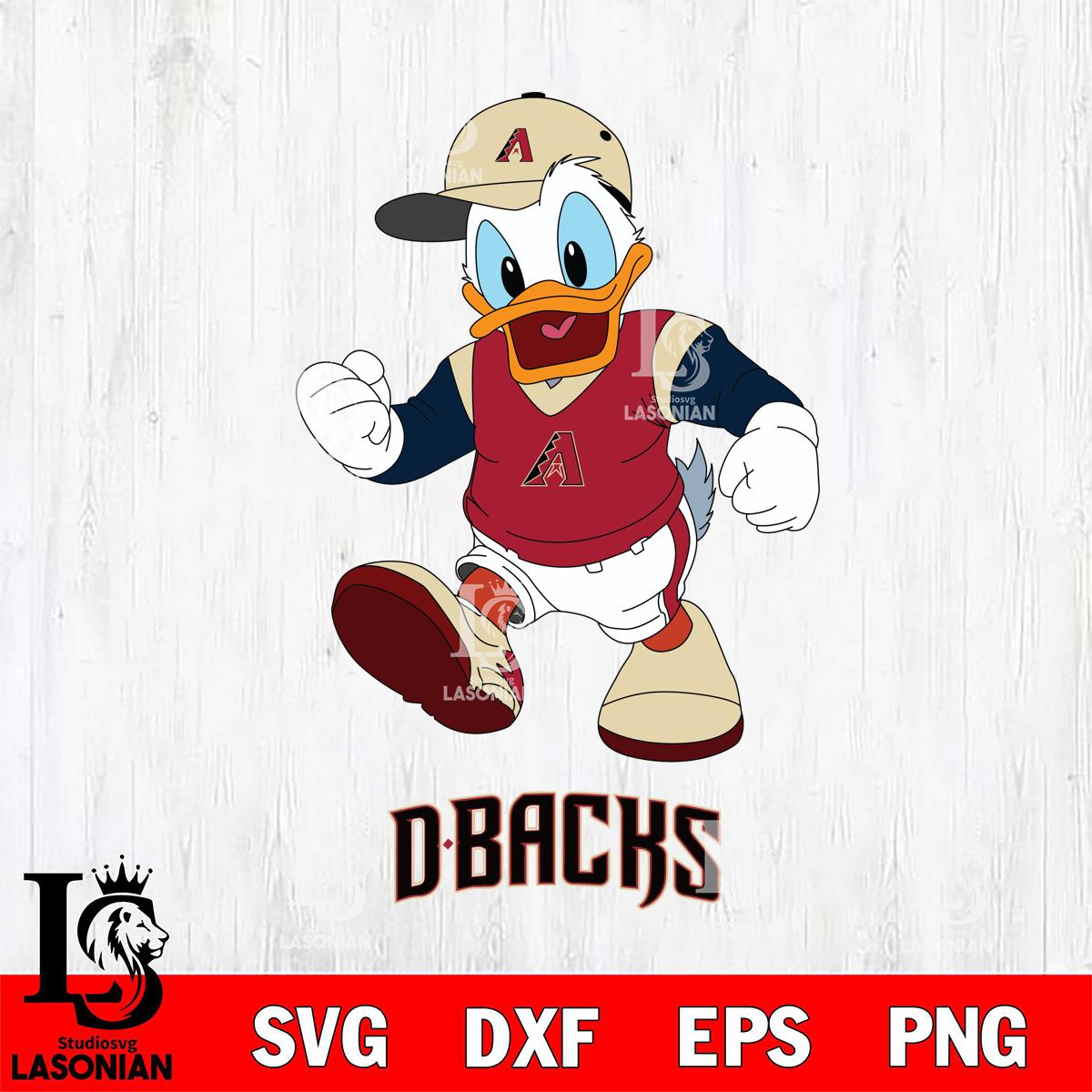 Arizona Diamondbacks Donald Duck Baseball walk – lasoniansvg