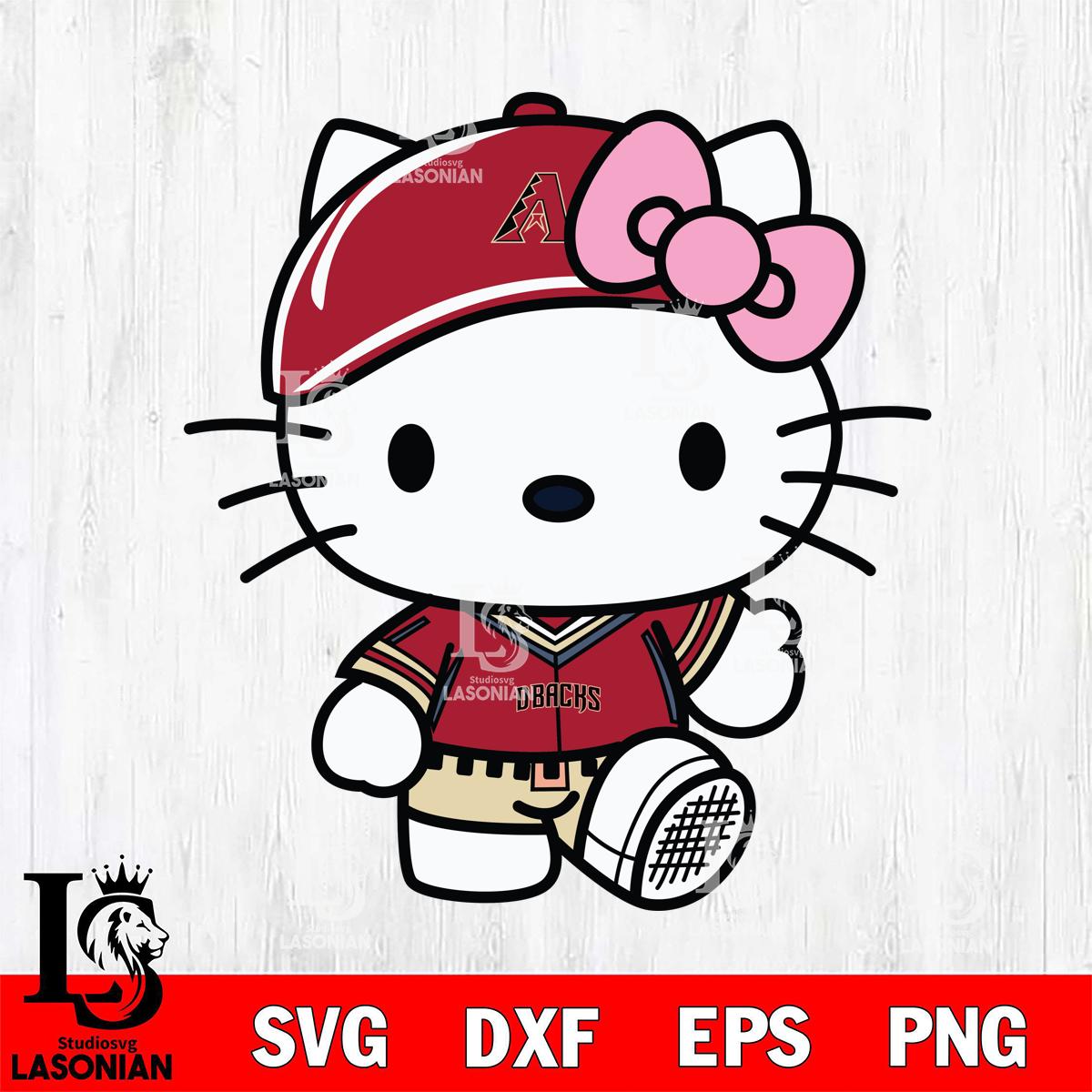 Arizona Diamondbacks Hello Kitty Pink – lasoniansvg