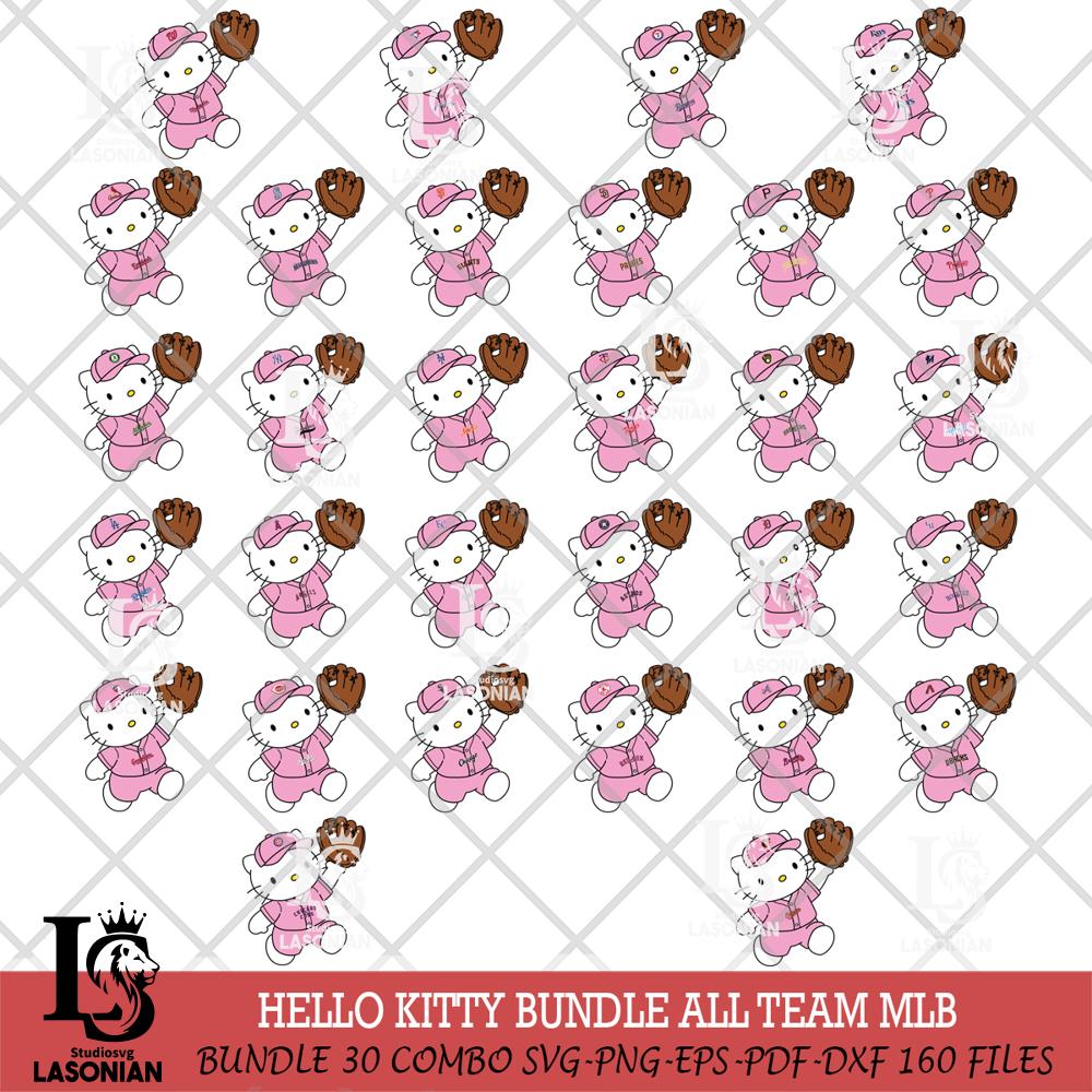 Hello Kitty Pink throw baseball MLB – lasoniansvg