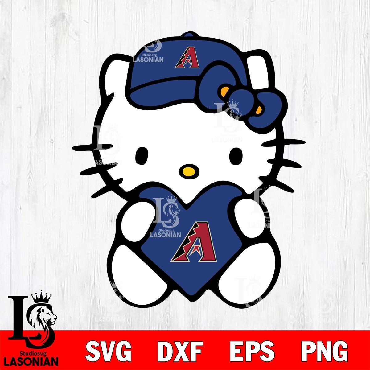 Arizona Diamondbacks Hello Kitty sport 4 – lasoniansvg