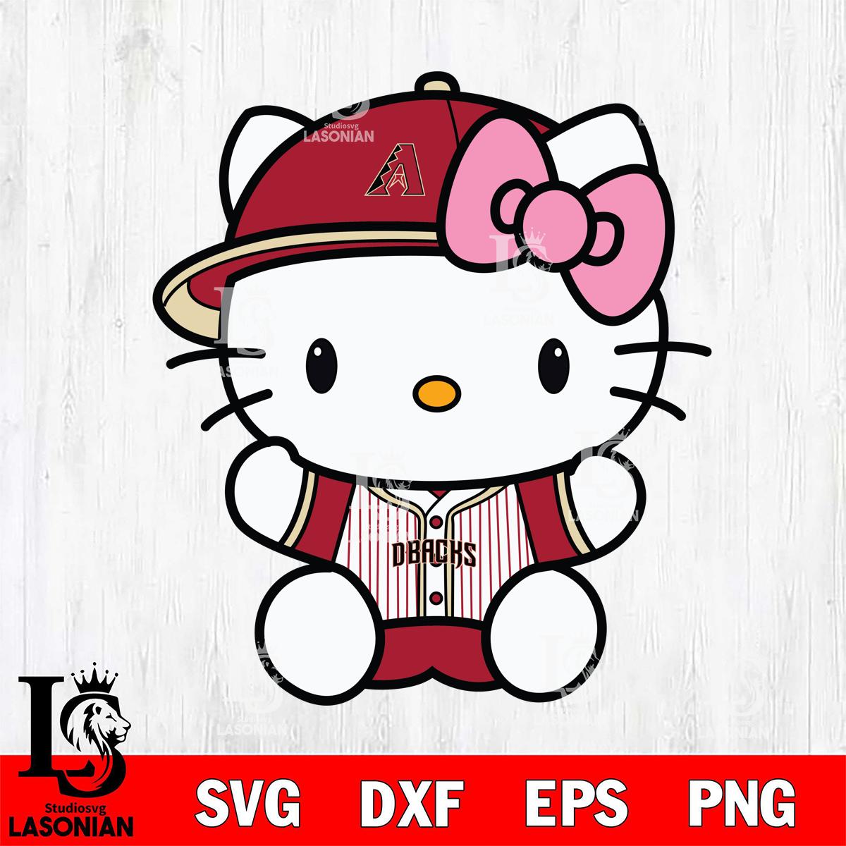Arizona Diamondbacks Pink Hello Kitty Baby – lasoniansvg