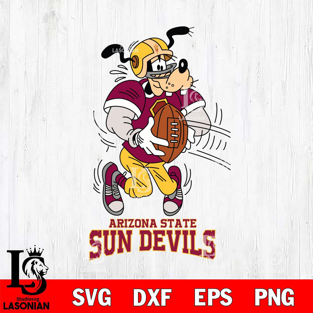 Arizona State Sun Devils Goofy Sport Football – lasoniansvg