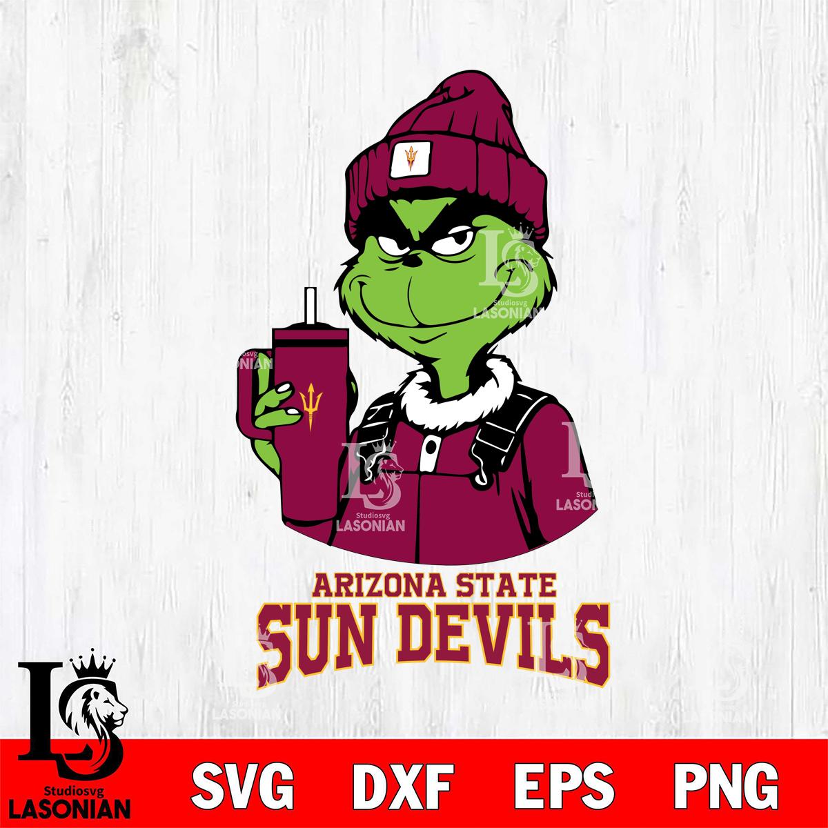 Arizona State Sun Devils Grinch Football Christmas – lasoniansvg