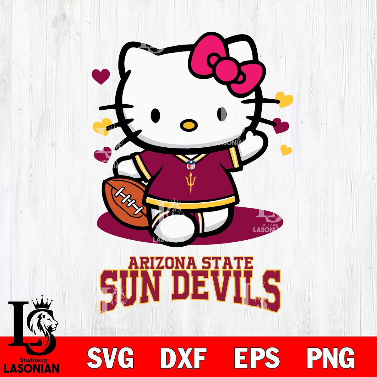 Arizona State Sun Devils Hello Kitty NCAA 3 – lasoniansvg