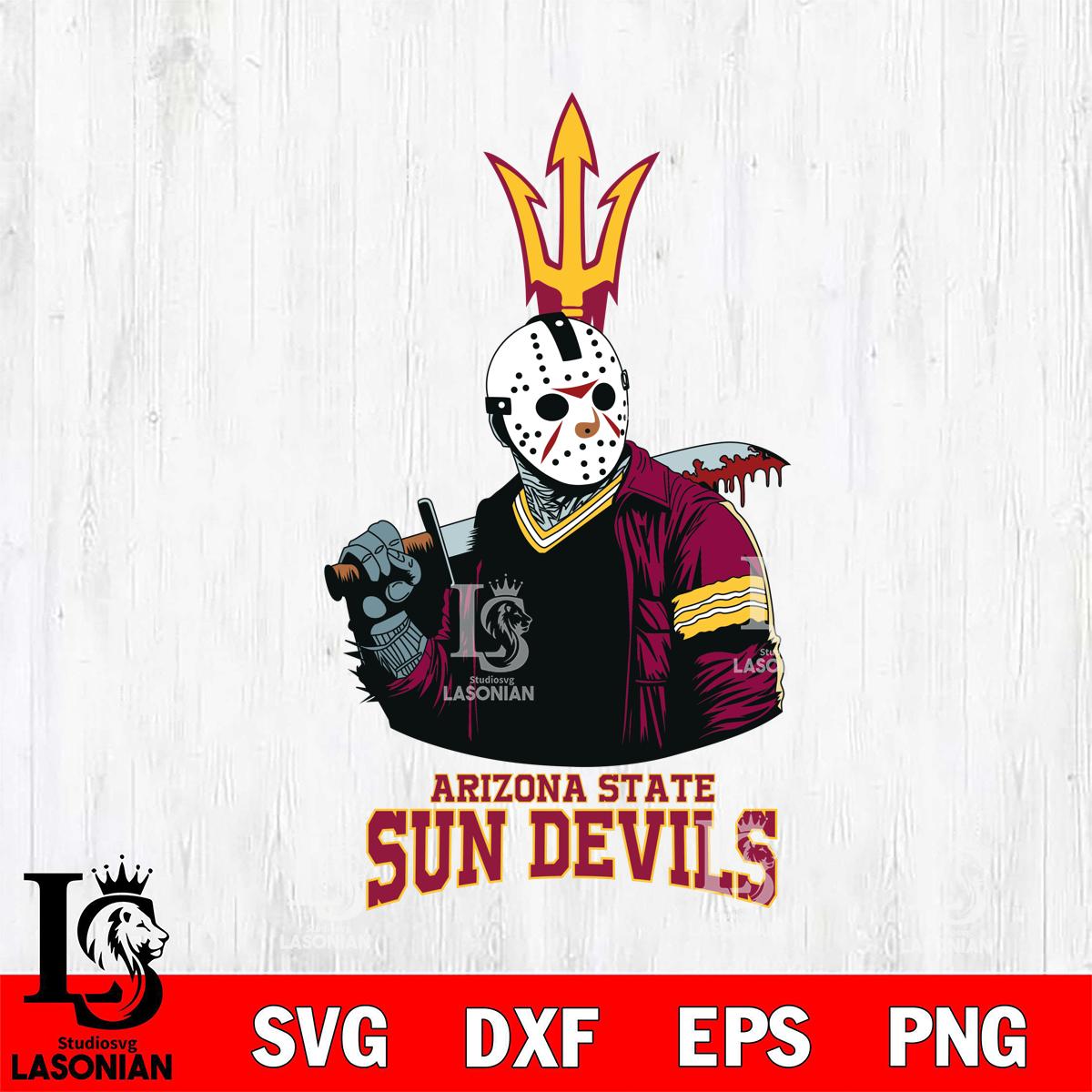 Arizona State Sun Devils Jason Voorhees 10 – lasoniansvg