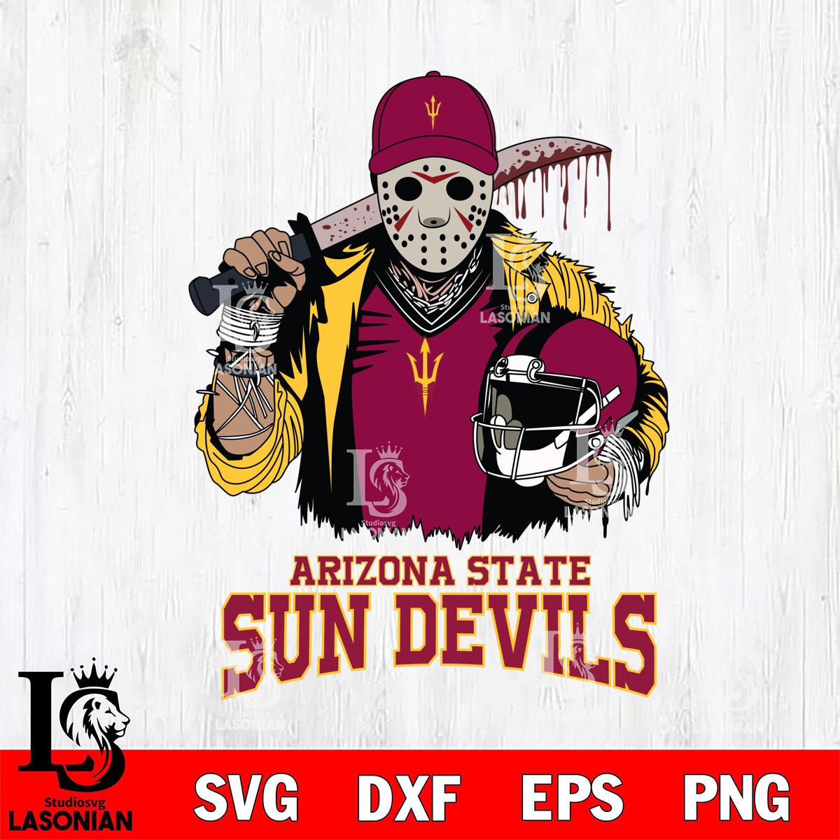 Arizona State Sun Devils Jason Voorhees 2 – lasoniansvg