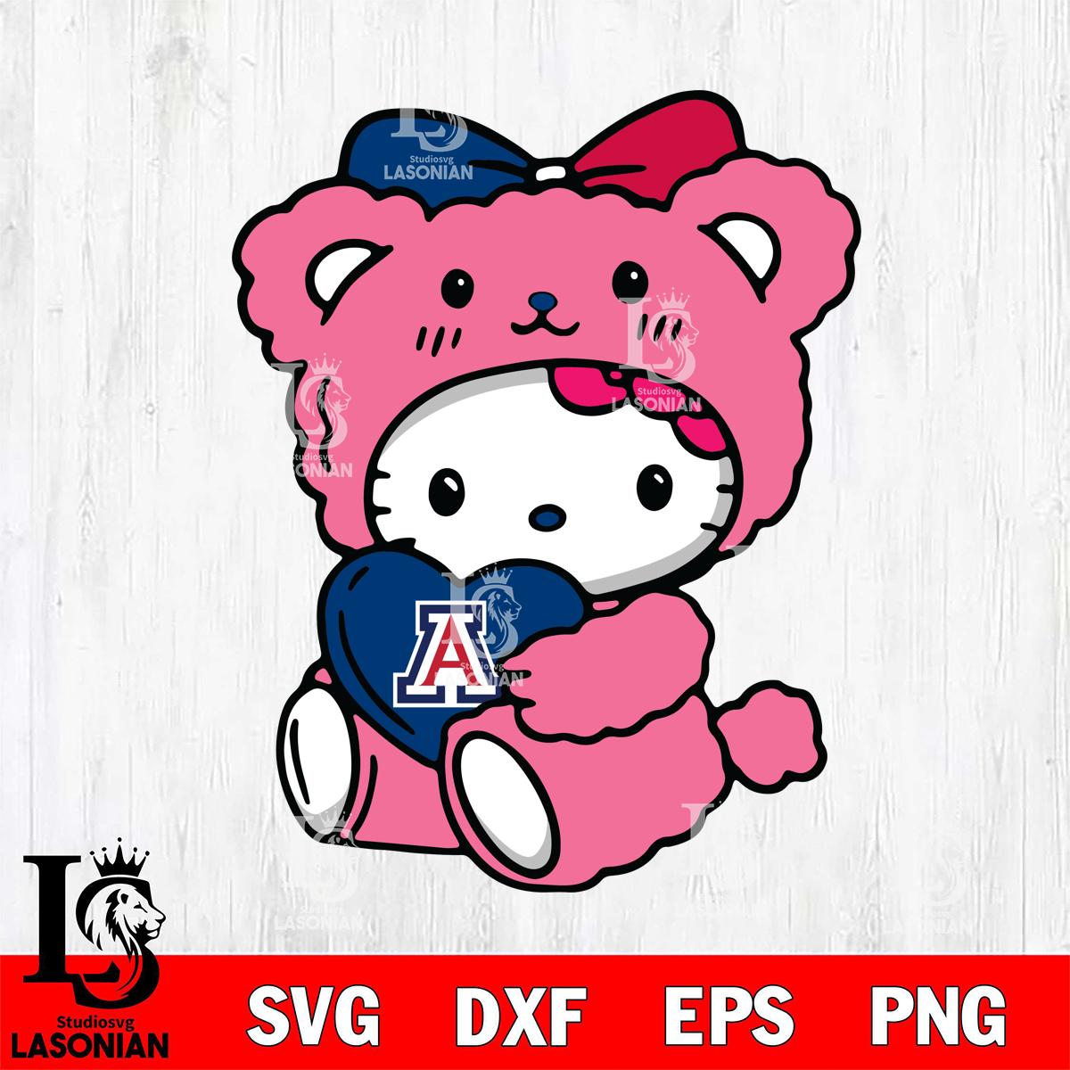 Arizona Wildcats Cute Hello Kitty 3 – lasoniansvg