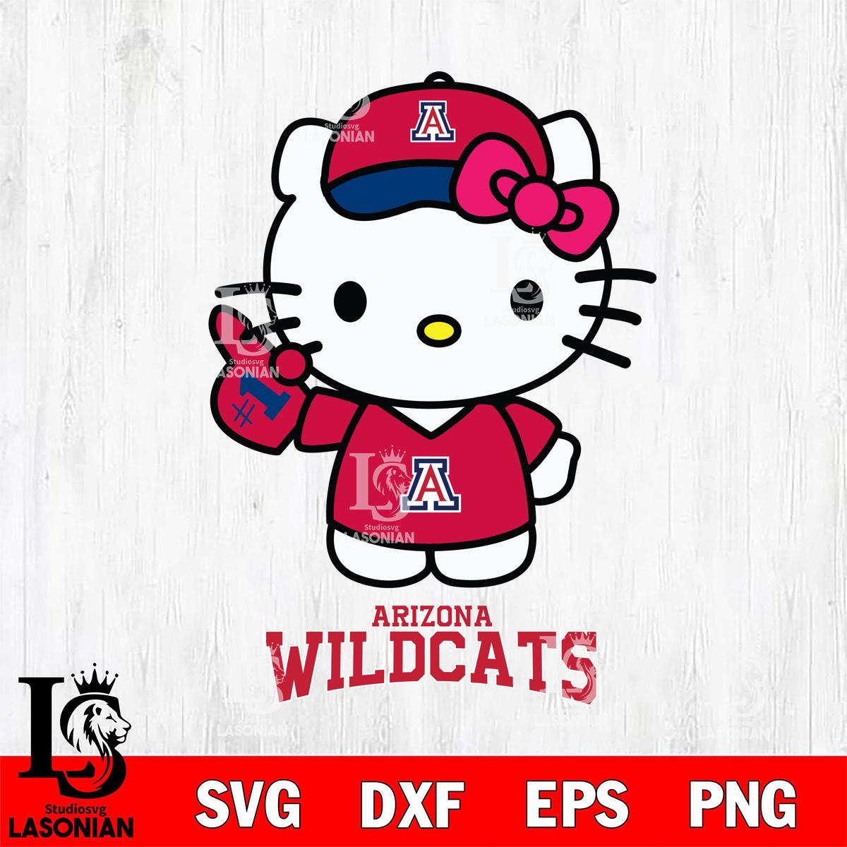 Arizona Wildcats Hello Kitty Best Fan – lasoniansvg