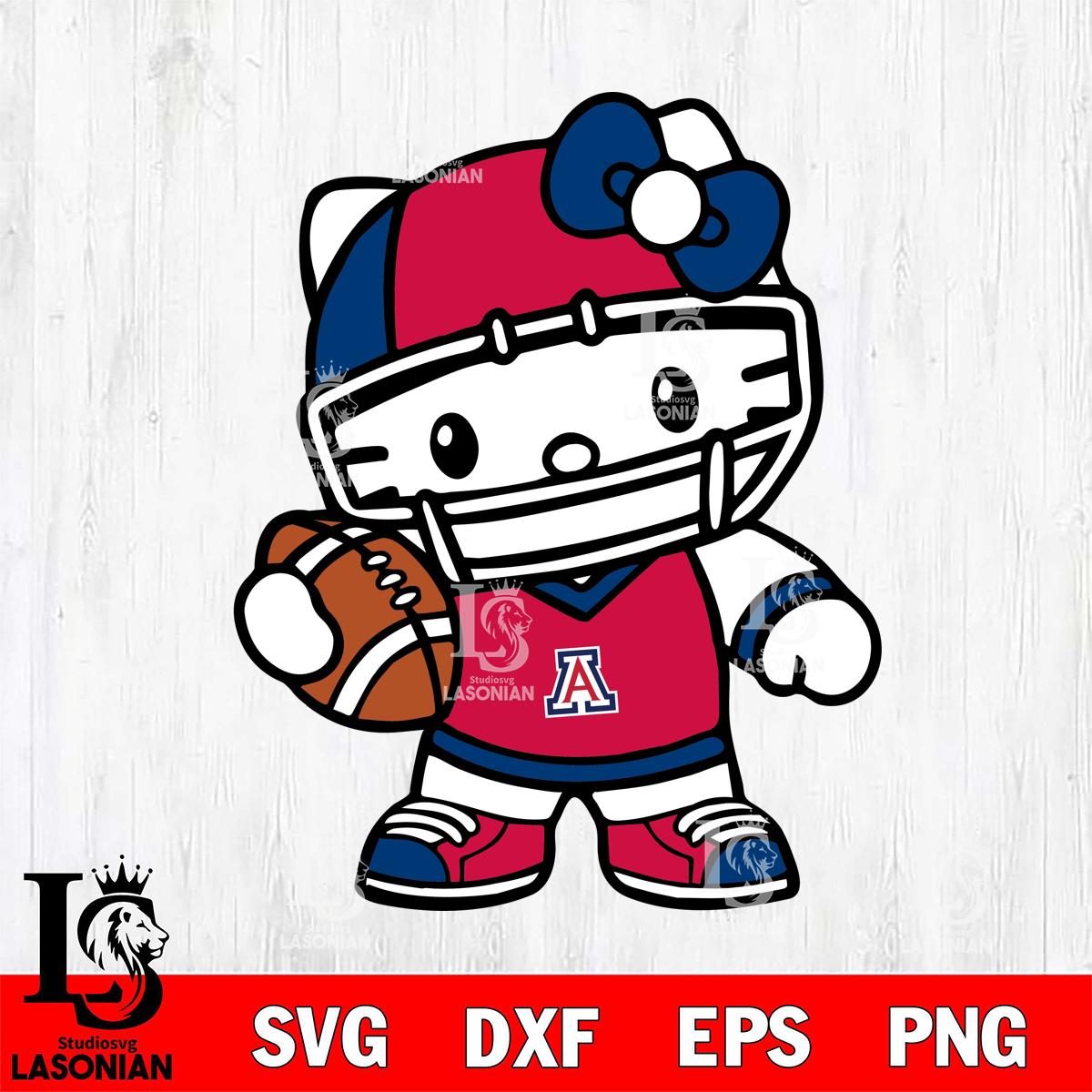 Arizona Wildcats Hello Kitty sport 2 – lasoniansvg
