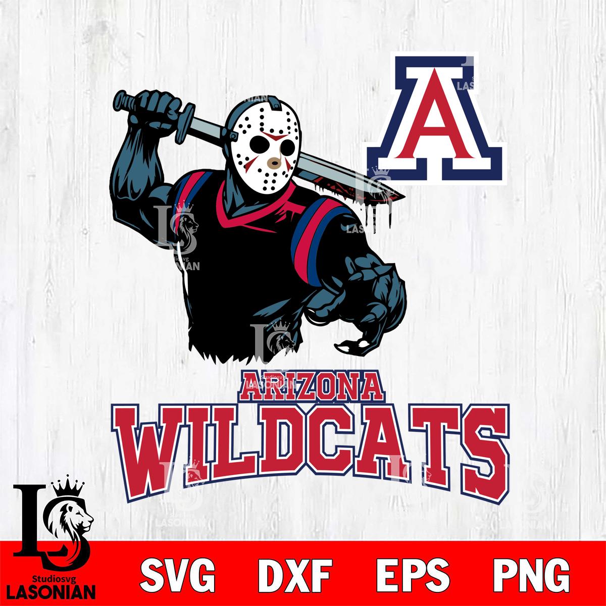 Arizona Wildcats Jason Voorhees 5 – lasoniansvg
