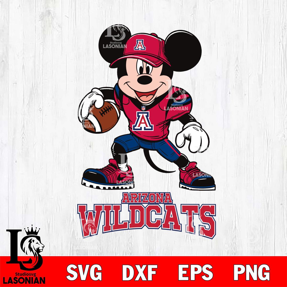Arizona Wildcats Mikey Mouse Disney – lasoniansvg