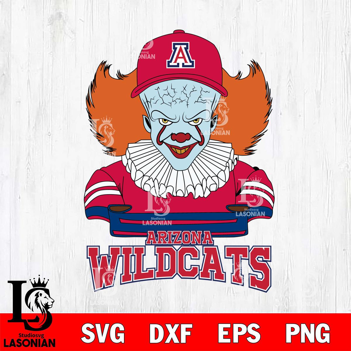 Arizona Wildcats Pennywise Horror Sport 2 – lasoniansvg