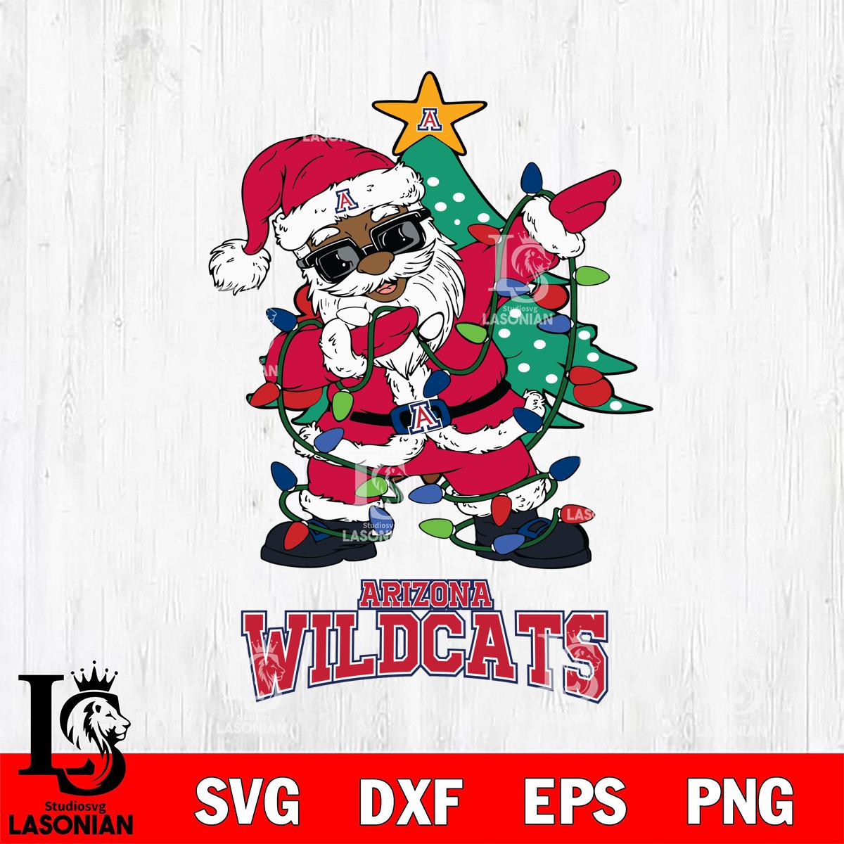 Arizona Wildcats Santa Claus Ugly Christmas – lasoniansvg